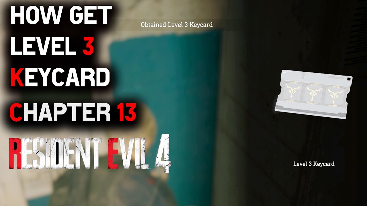 How To Get Level 3 Keycard - Resident Evil 4 Remake - YouTube