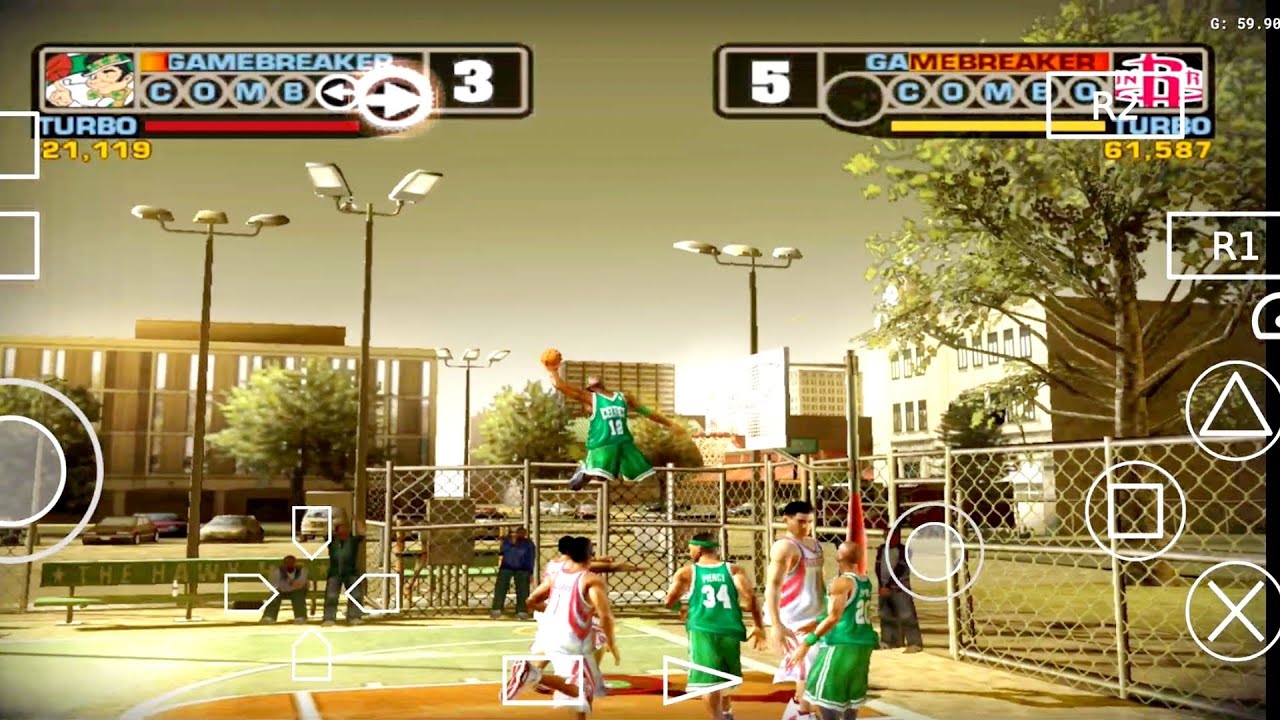 Aetherx2 (NBA Street V3) [PS2] android Offline. - YouTube