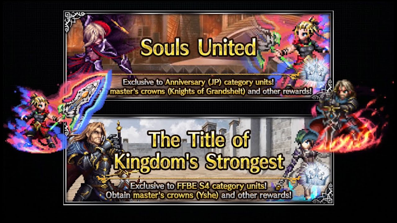 [FFBE] - Knights of Grandshelt & Yshe Silver Crowns (All missions) 🤟 ...