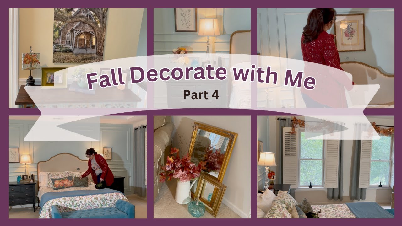 Fall Upstairs Loft and Master Bedroom| Decorate with Me 2023 - YouTube