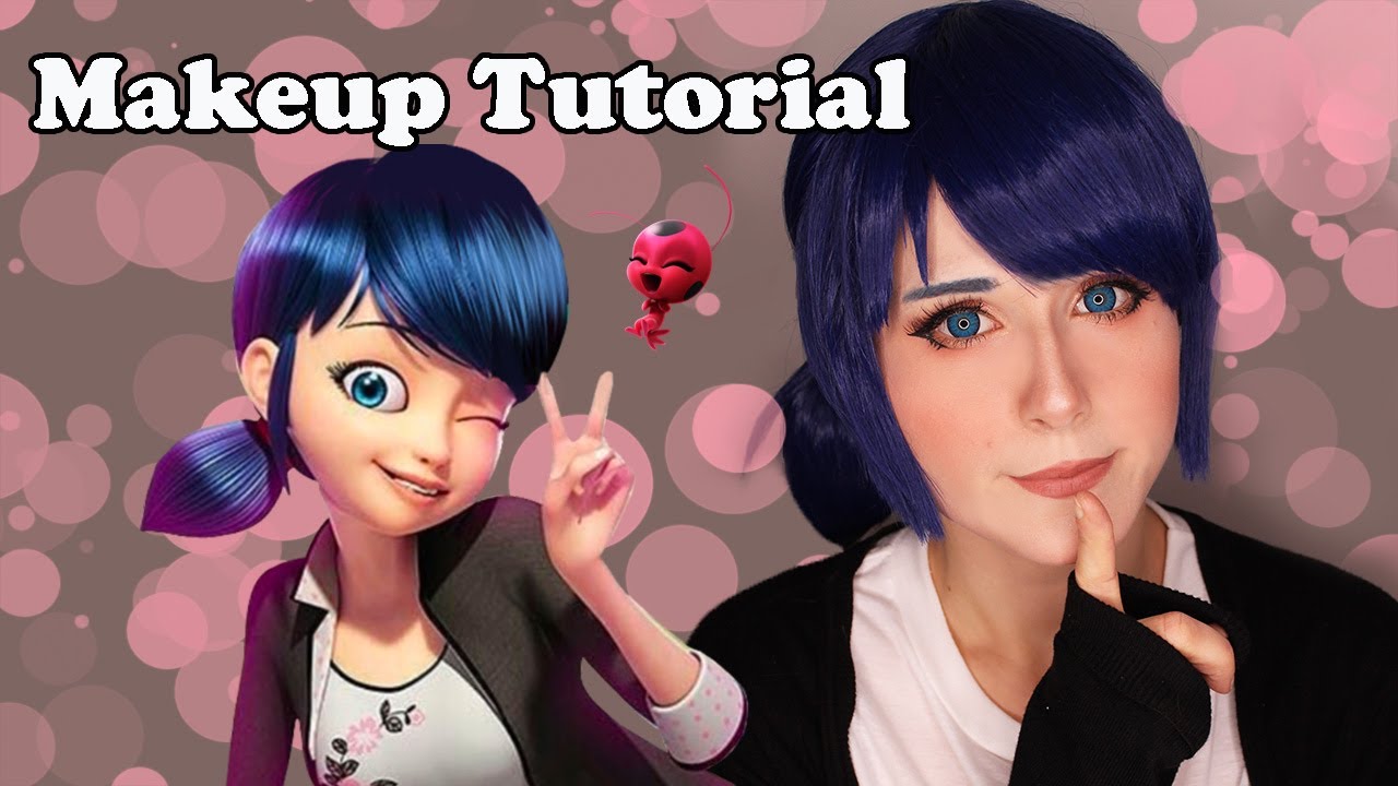 🍓 Marinette Cosplay Makeup Tutorial Miraculous Ladybug 🍓 - YouTube