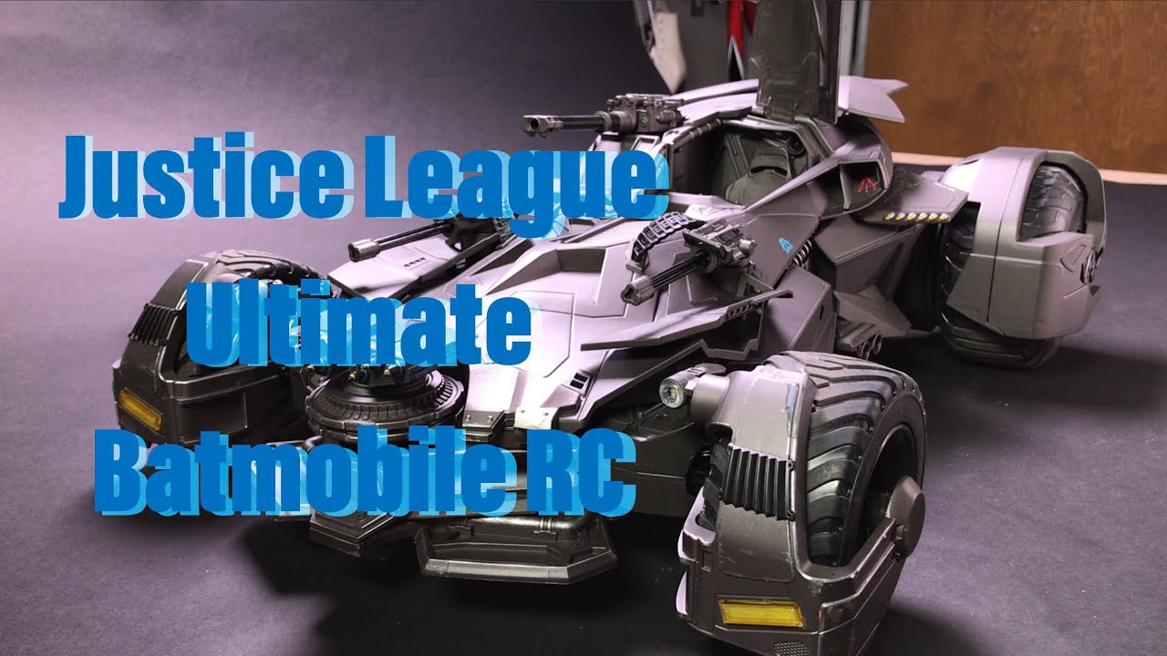 Justice League Ultimate RC Batmobile Unboxing and Donald Trump Takedown ...
