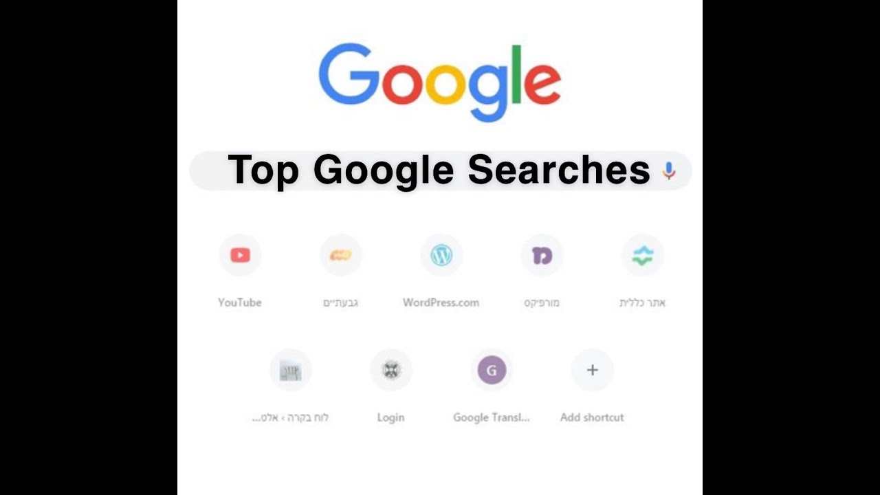 Top 10 Google Searches - YouTube