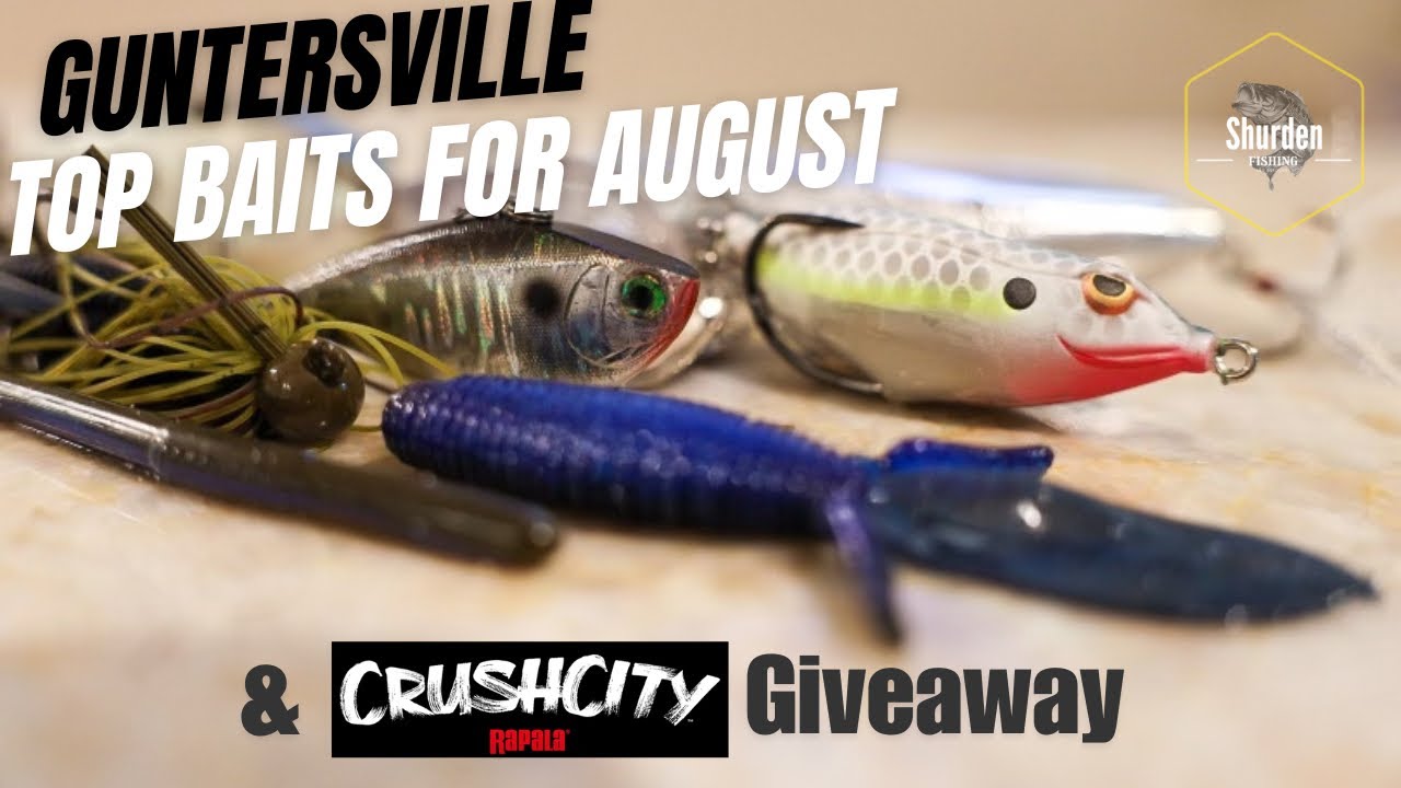 Guntersville Top Baits for August Bass Fishing - YouTube