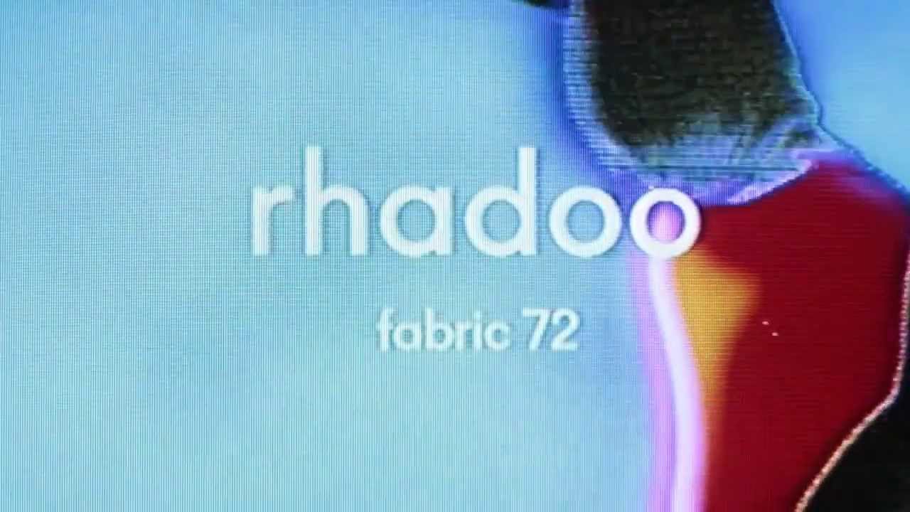 Take the plunge into fabric 72: rhadoo - YouTube