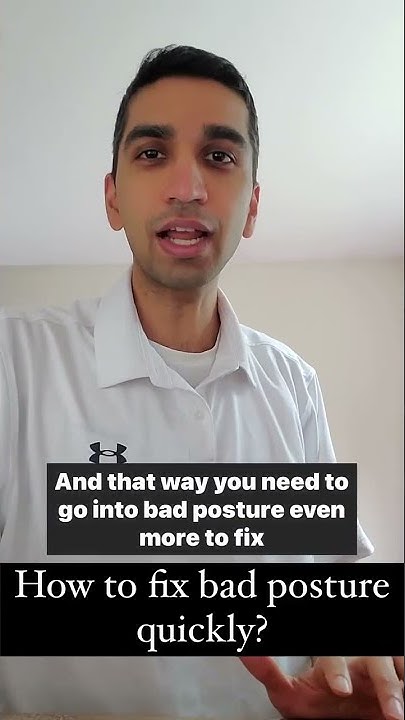 How To Fix Your Posture Quickly Youtube