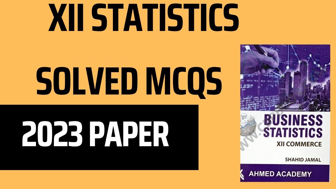 statistics 2023 solved MCQs and paper| - YouTube
