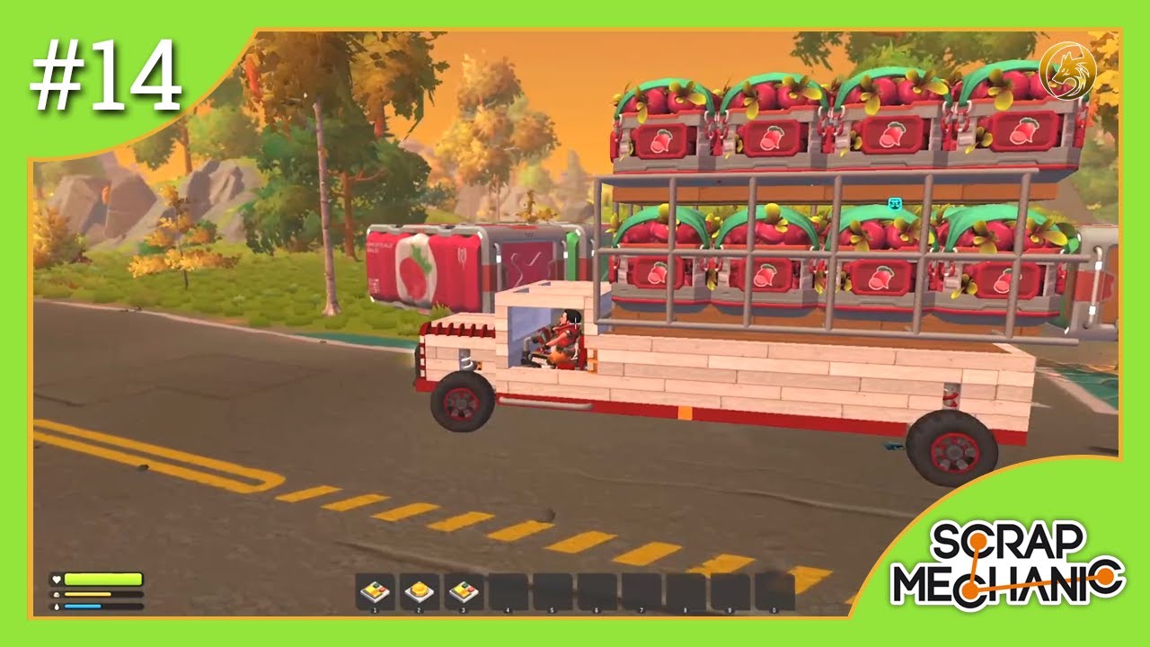 #14 CAMIÓN DE VERDURAS MEJORADO! - SCRAP MECHANIC - GAMEPLAY ESPAÑOL - YouTube