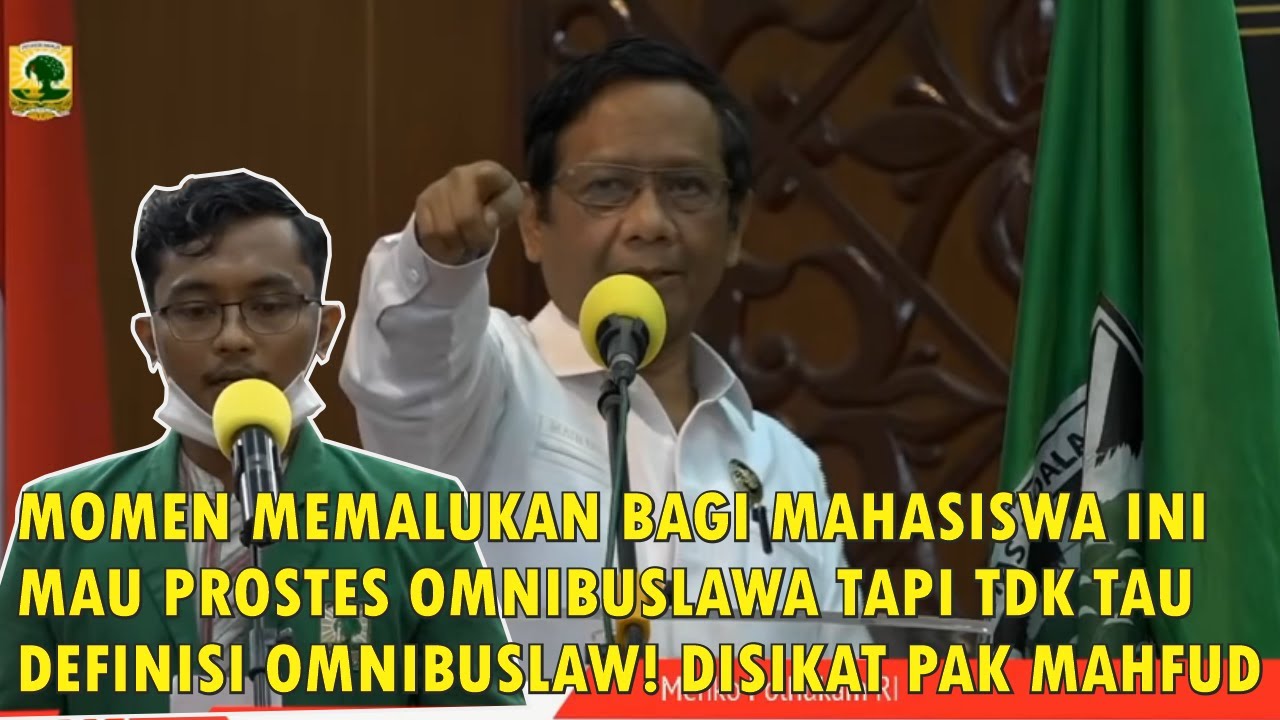 PERINGATAN DARI PAK MAHFUD MD : JIKA MAU BERDEBAT, KUASAI MATERINYA ...