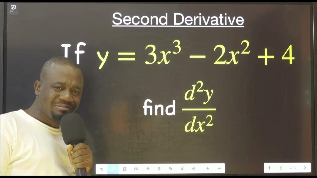 Second Derivative - Differentiation By Example #11 | Calculus ...