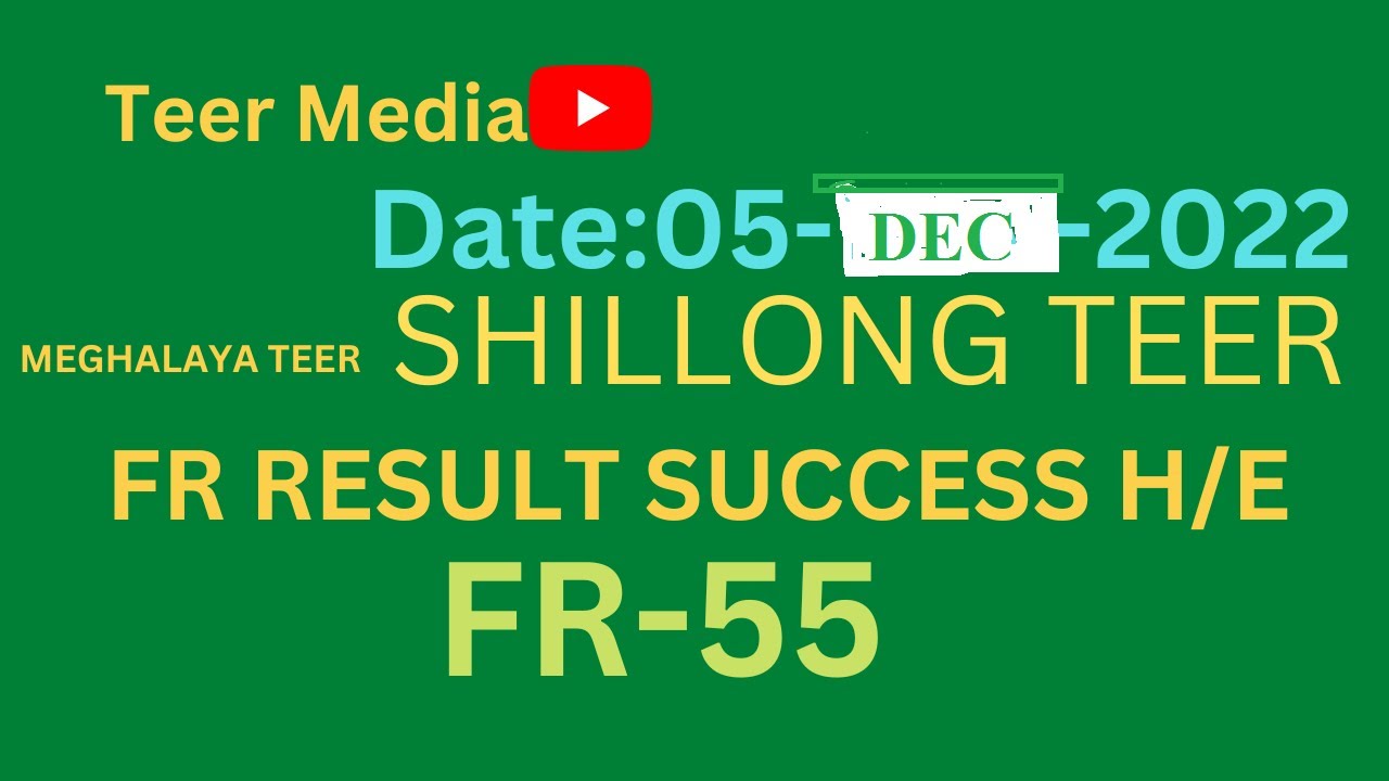 Shillong Teer House and Ending Number|Date:05-12-2022 - YouTube
