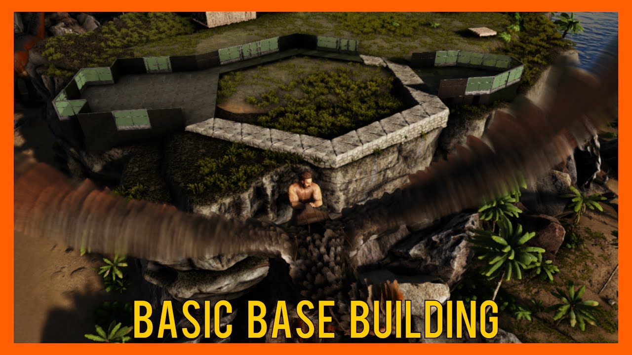 ARK Survival Evolved - 1440p - Part 2 - Basic Base Building - YouTube