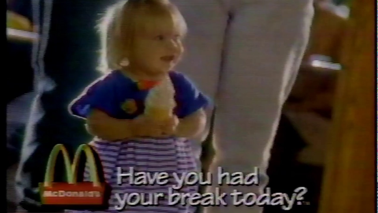 1995 McDonald's Commercial - Have you had your break today? - YouTube