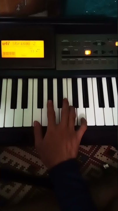 string rhoma irama versi roland e09 #strings piano manual - YouTube