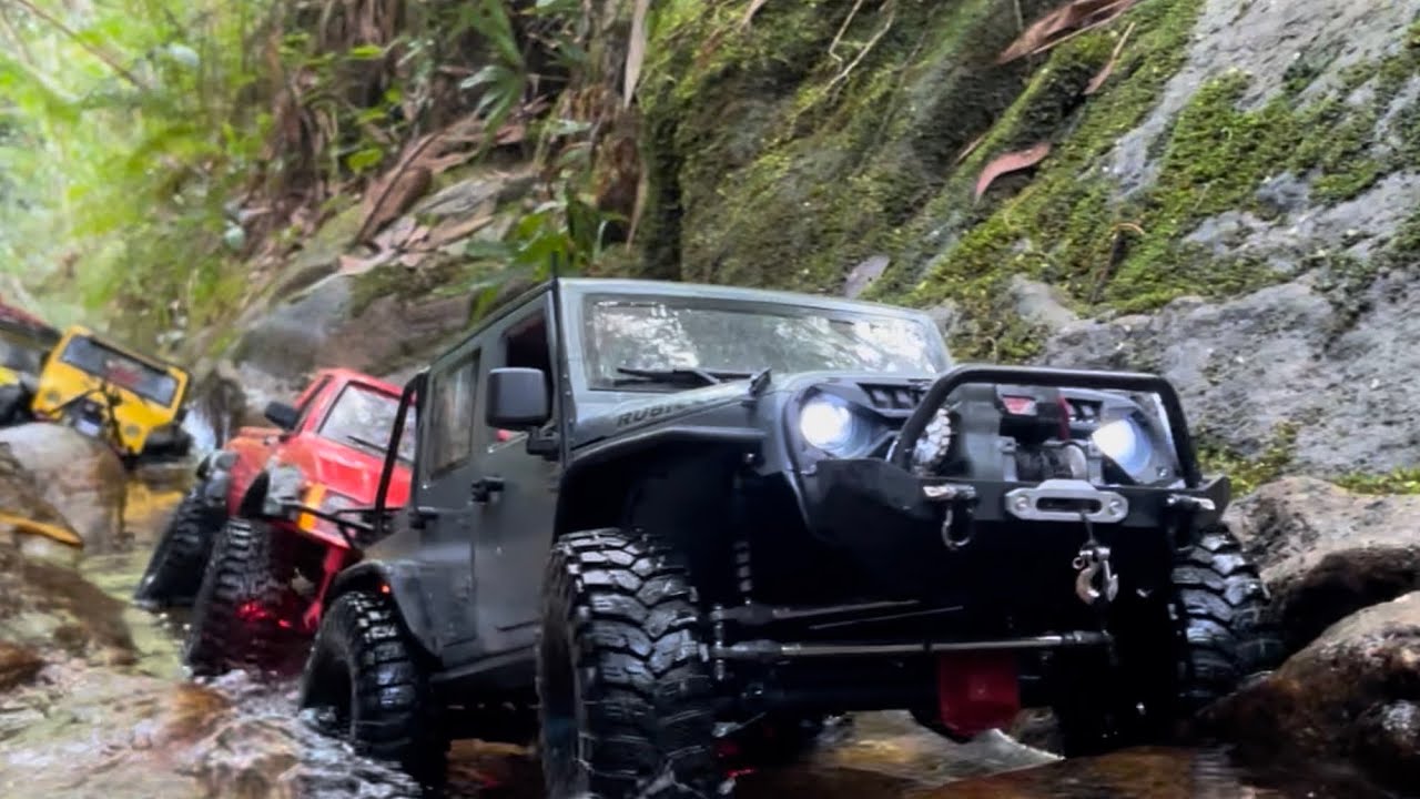 RC Offroad Adventure Jeep Wrangler Rubicon, Toyota Hilux, Cherokee ...