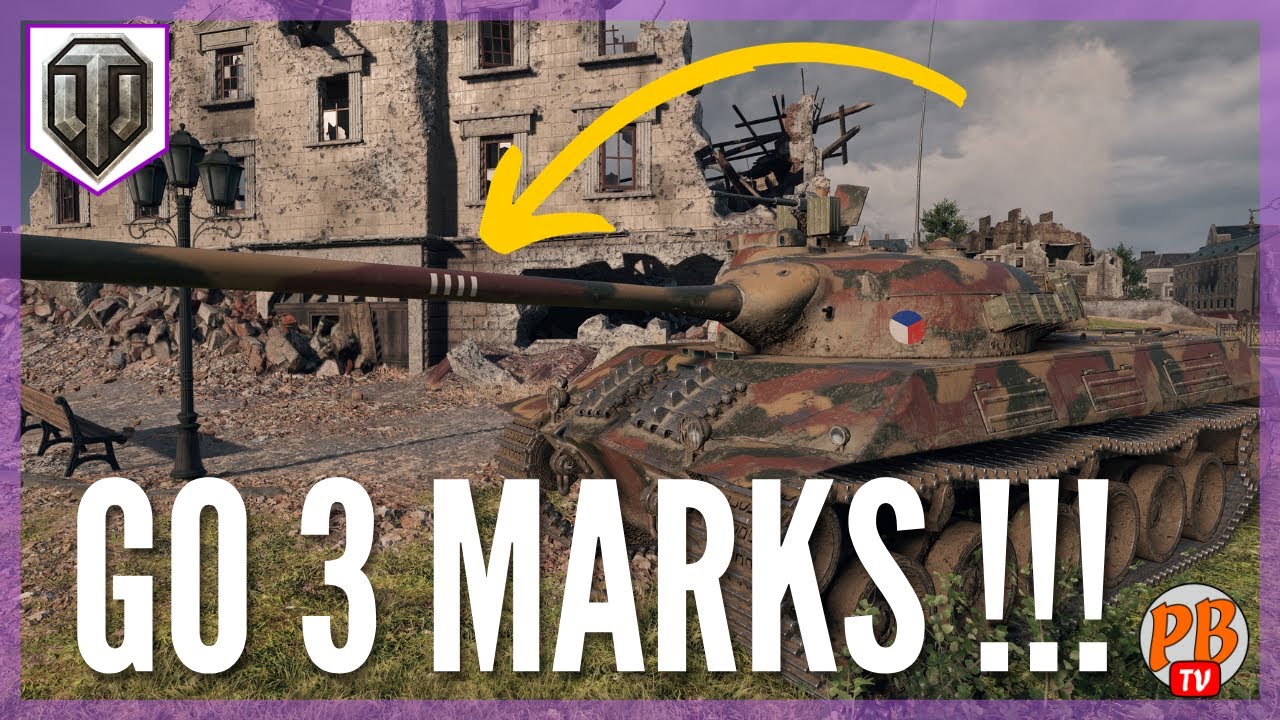 [WoT FR] GO 3 MARKS !!! SKODA T50 - WORLD OF TANKS (français) - YouTube