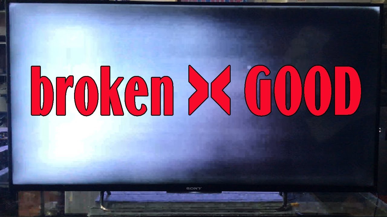 SONY 43W800C INCH PANEL REPAIR | LED TV Panel Repair. - YouTube