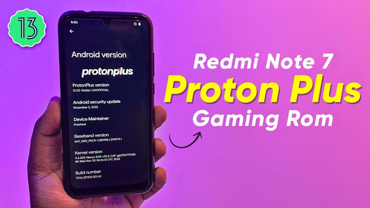 Proton Plus 13 02 Review On Redmi Note 7 Best Android 13 Rom Face proton-plus-13-02-review-on-redmi-note-7-best-android-13-rom-face