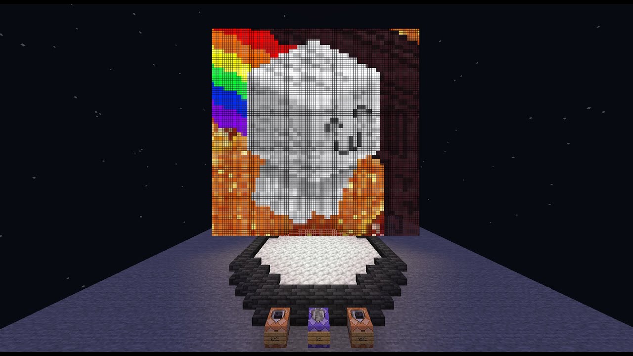 Hologram in Minecraft using custom named armor stands - YouTube