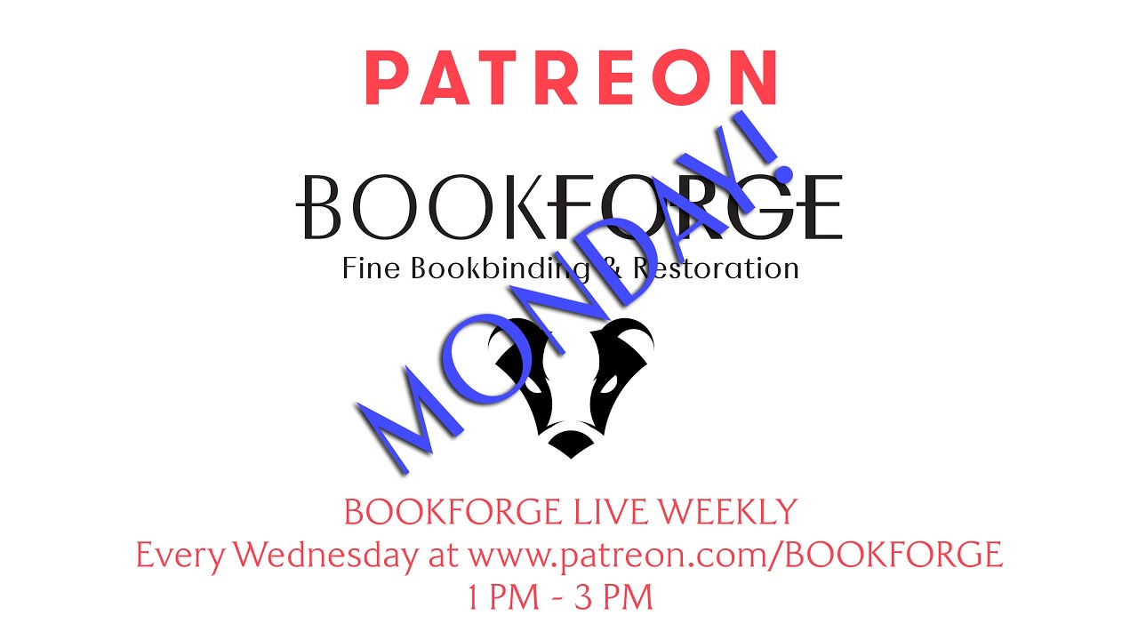 BOOKFORGE LIVE! A MONDAY EDITION - YouTube