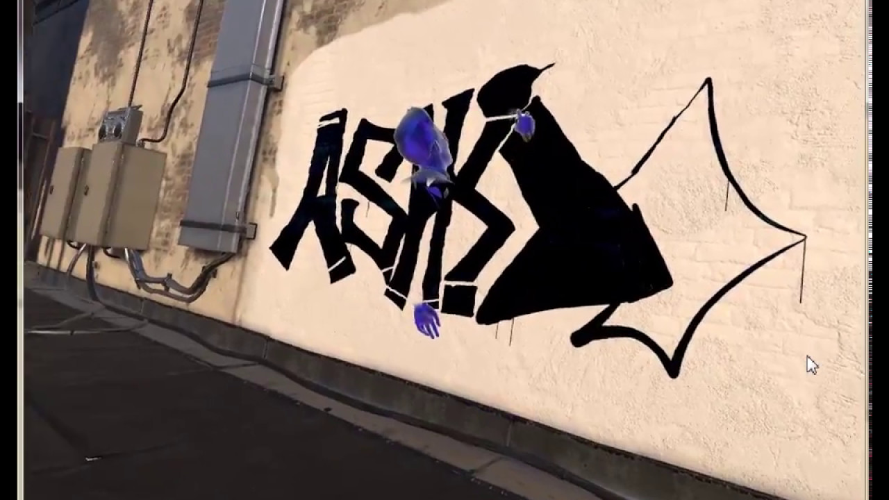 Virtual Reality Graffiti Using KingSpray Graffiti for Oculus Rift. Sped ...