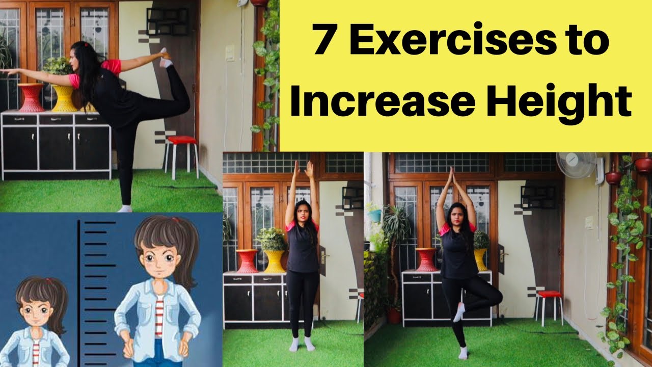 7 Exercises to Increase Height at Home | Stretching Routine | Somya ...