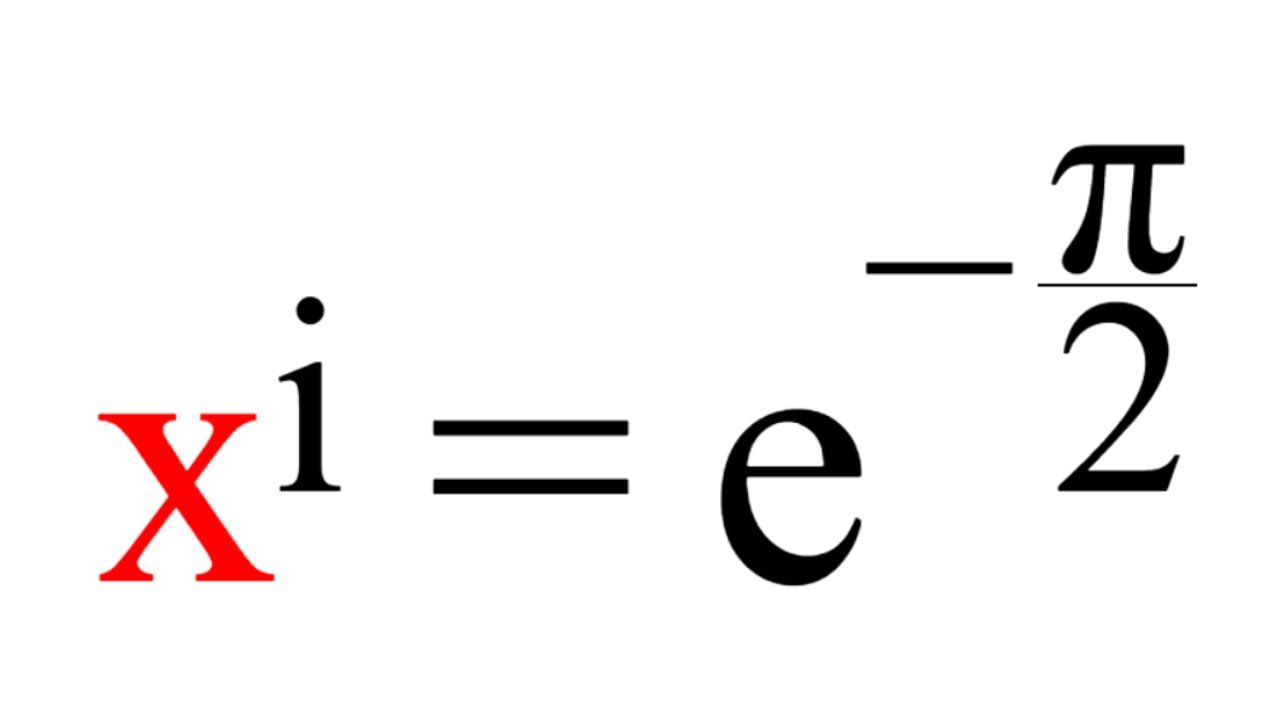 Imagine Solving A Nice Exponential Equation! - YouTube