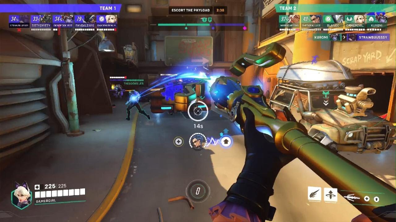 Enemy Mercy keeps chasing me - YouTube