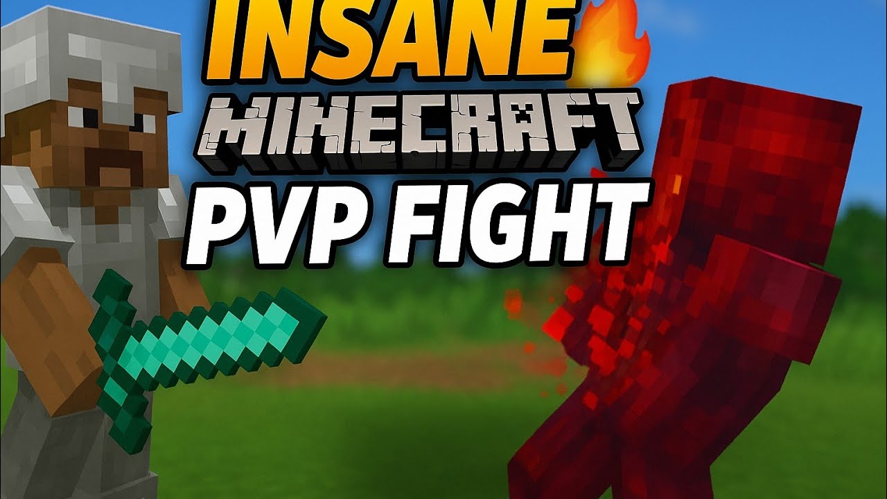 INSANE Minecraft PvP Fight 🔥 | Best Combo & Combat Locked Moment - YouTube