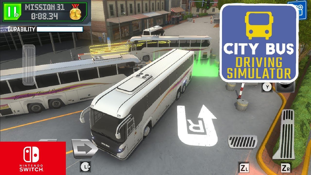 City Bus Driving Simulator Nintendo Switch Gameplay - YouTube