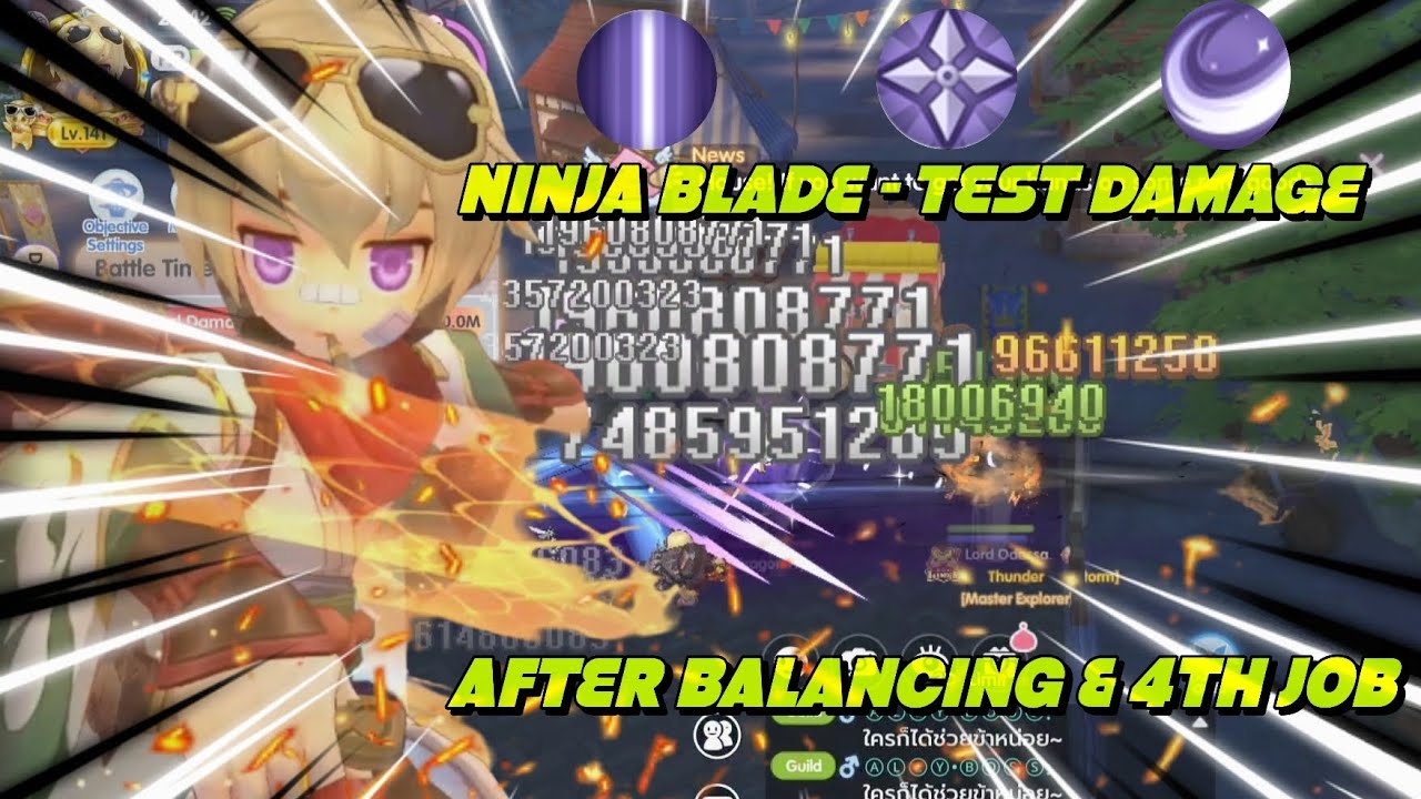 Ragnarok X (ROX) - Ninja Blade (Ninja Sword) Damage Test After ...