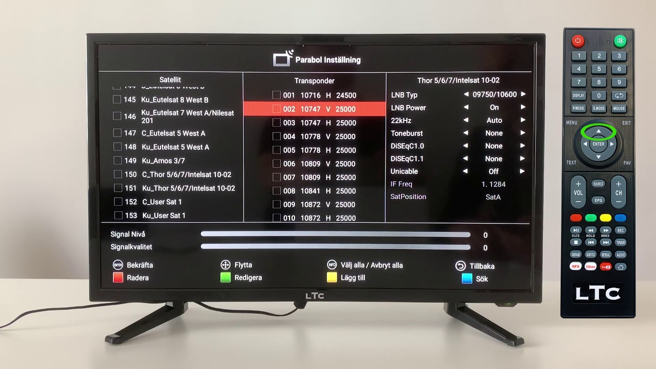 LTC SMART-TV SATELLIT - YouTube