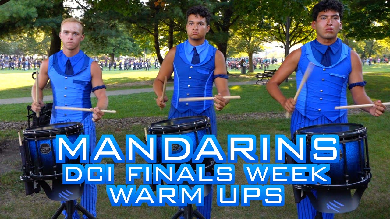 2024 Mandarins DCI Finals Week Warm Ups - YouTube