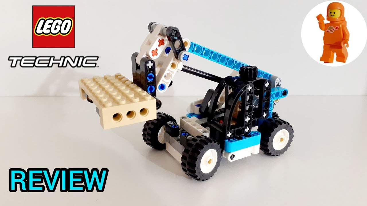 LEGO Technic Telehandler 42133 review - YouTube