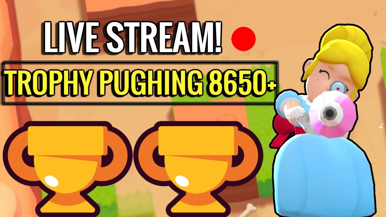 Live Stream! High Level Trophy Pushing with Sensei Adam! Brawl Stars ...