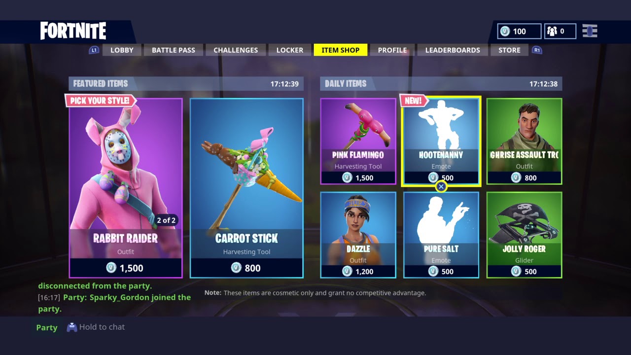 OG Fortnite lobby - YouTube