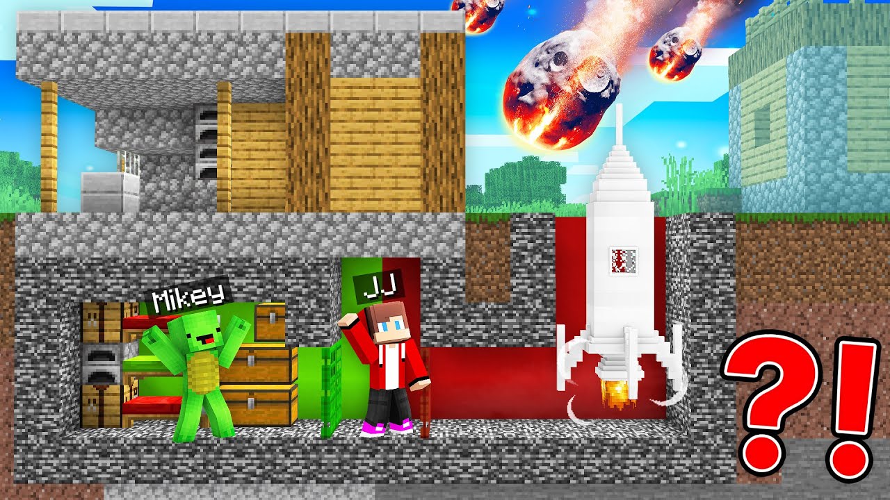 JJ and Mikey build Super SECURITY BUNKER Base Under House in Minecraft Maizen ! - Maizen - YouTube