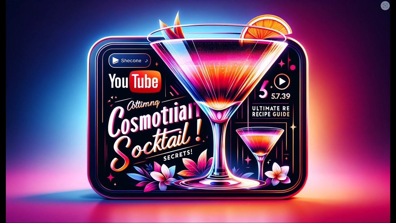 Cosmopolitan Cocktail | Classic & Chic Recipe - YouTube