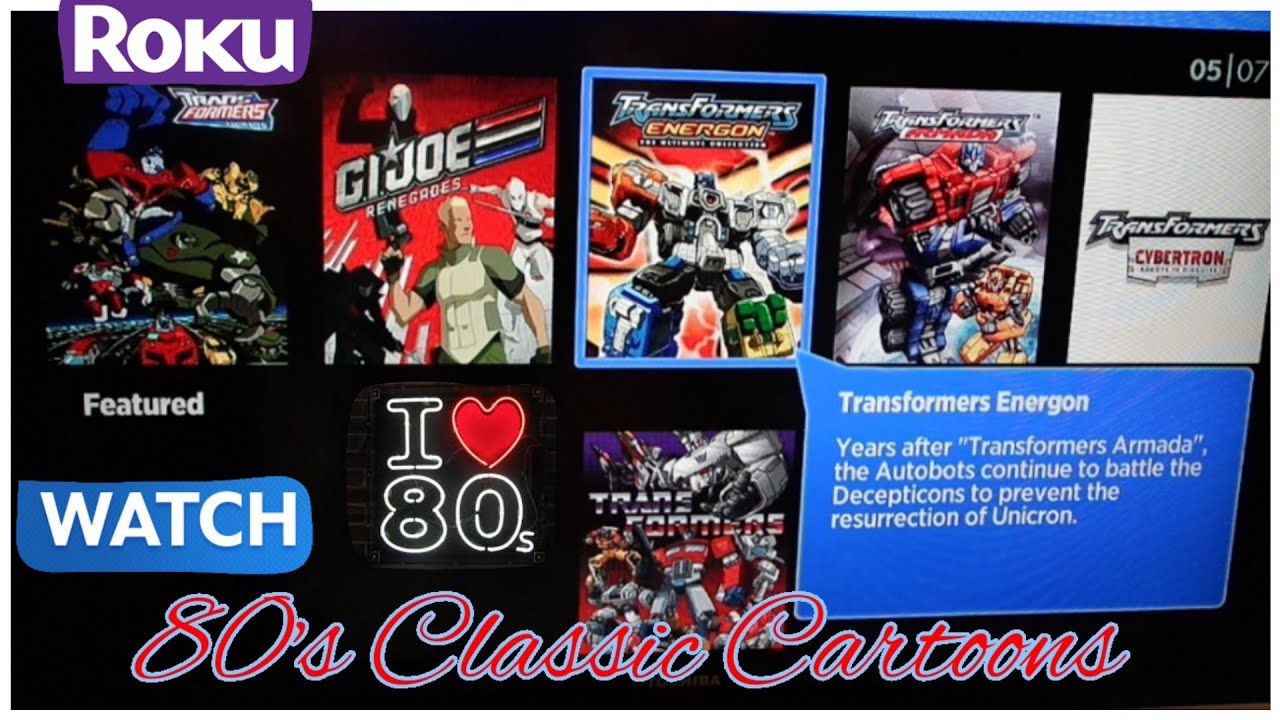 Transformers |Roku Channel 80's Cartoons |Ms Nicole - YouTube
