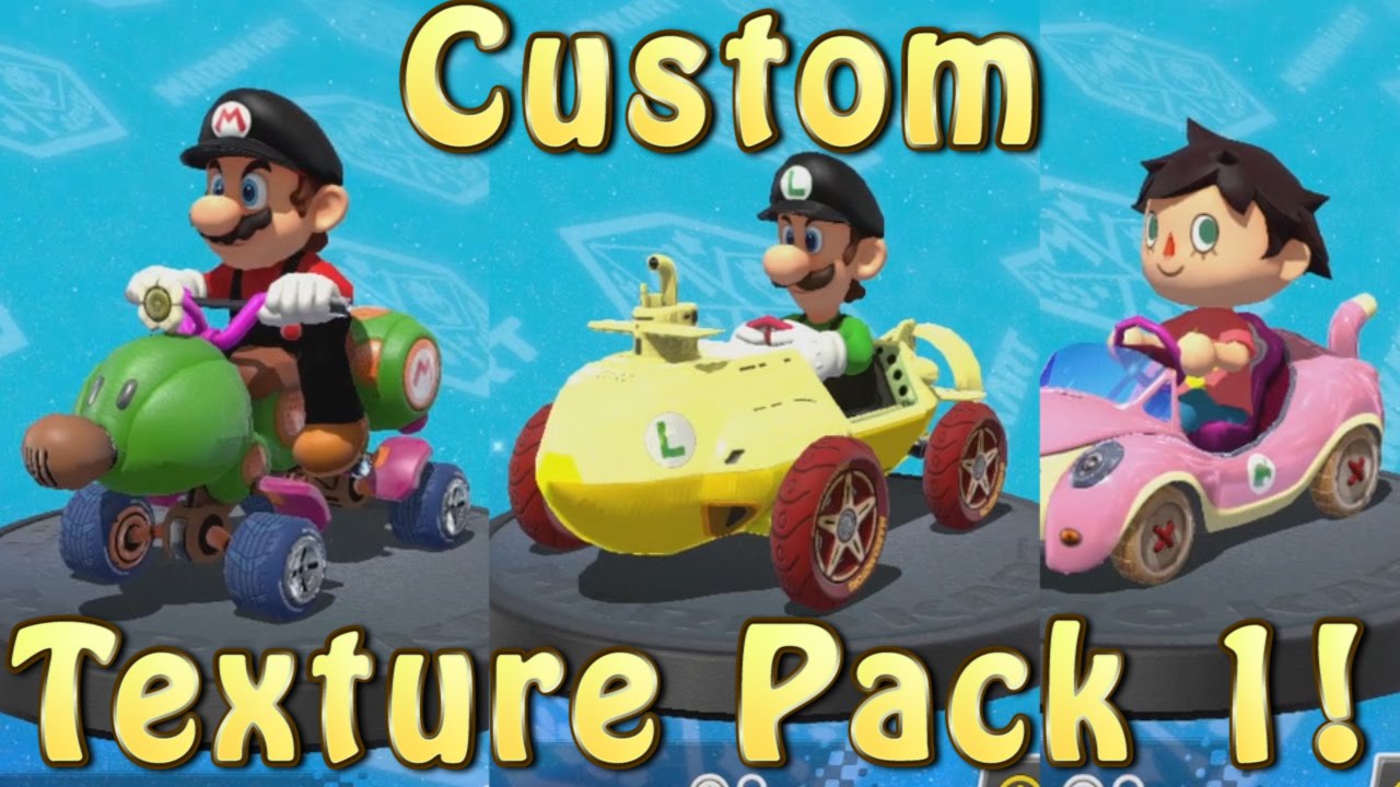 Mankalor's Mario Kart 8 Custom Texture Pack #1 Release! - YouTube