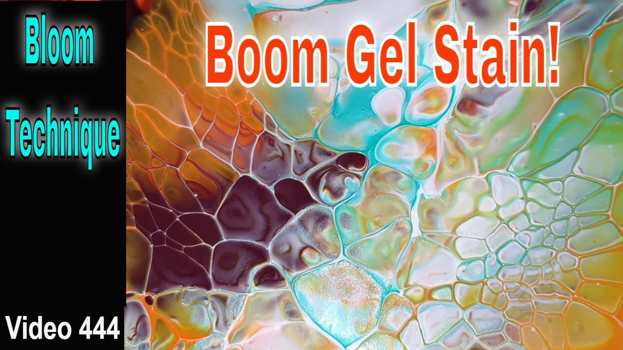 Bloom Technique using Boom Gel Stain Paint/ Sightseeing in our ...