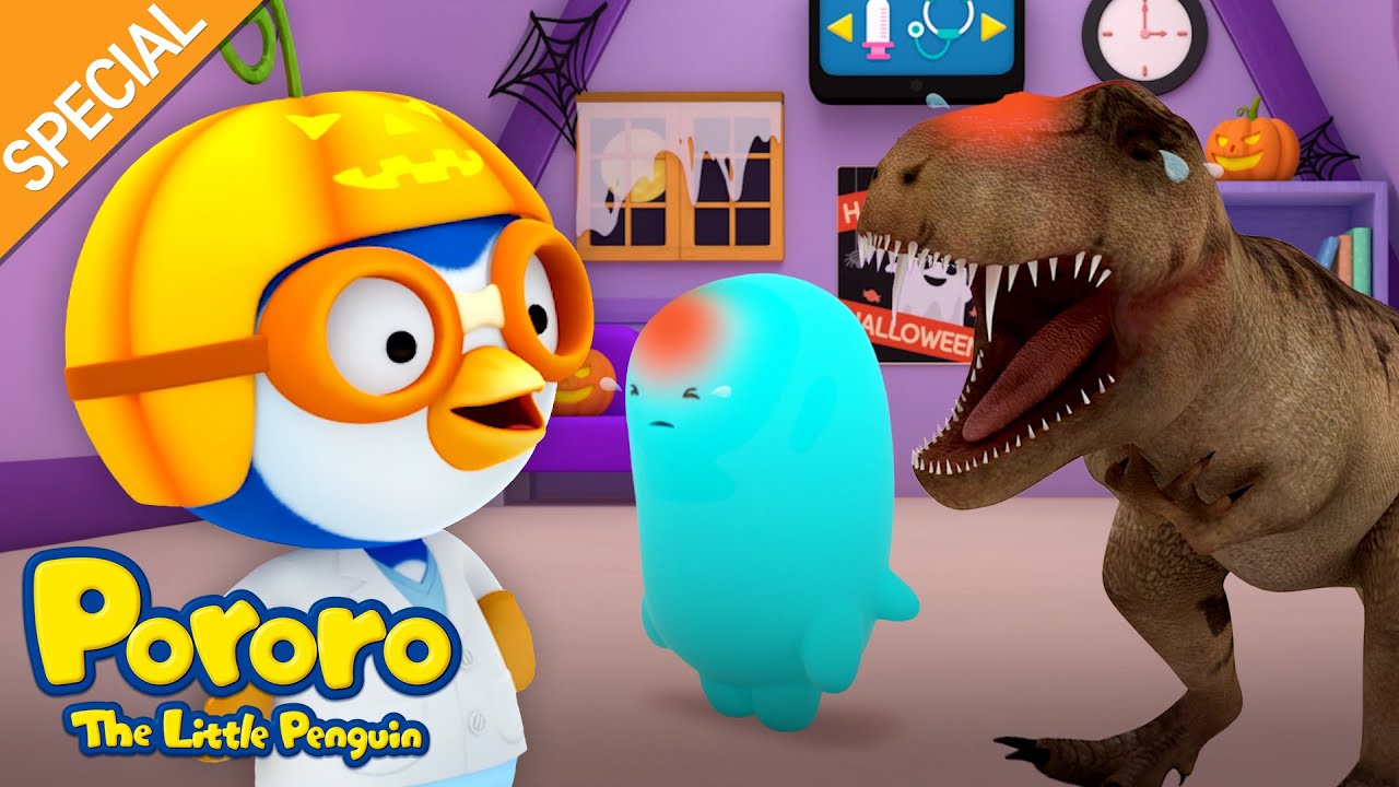 Pororo's Halloween Hospital | Take care of Sick Monsters! | Halloween ...