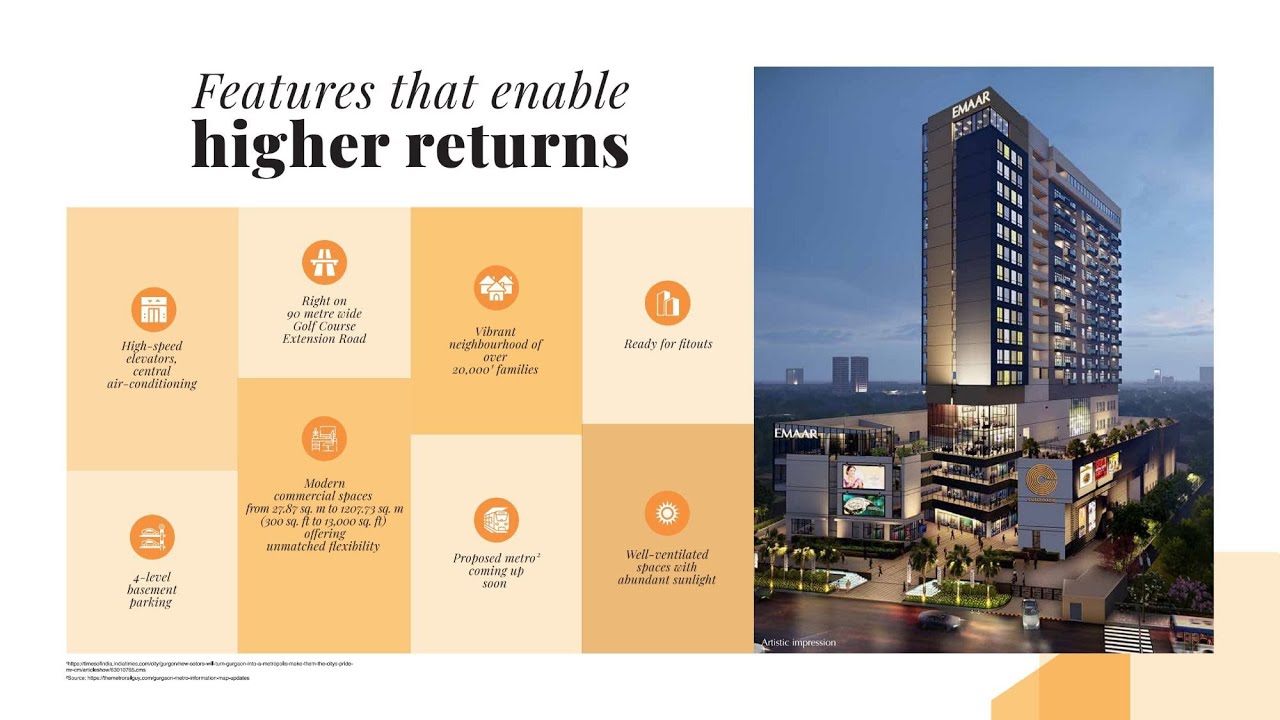 Emaar colonnade Ready To Move LOCKABLE Office Space Luxury ...