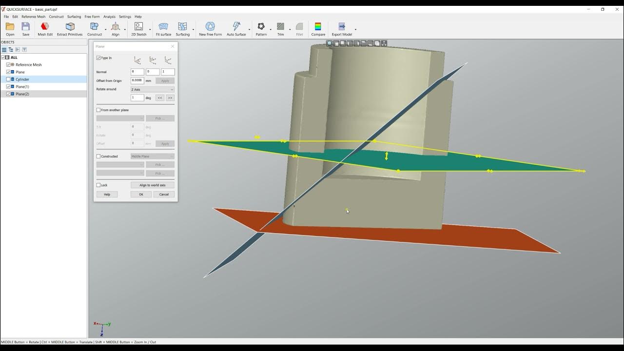 QS Tutorials: Construct and edit primitives - YouTube