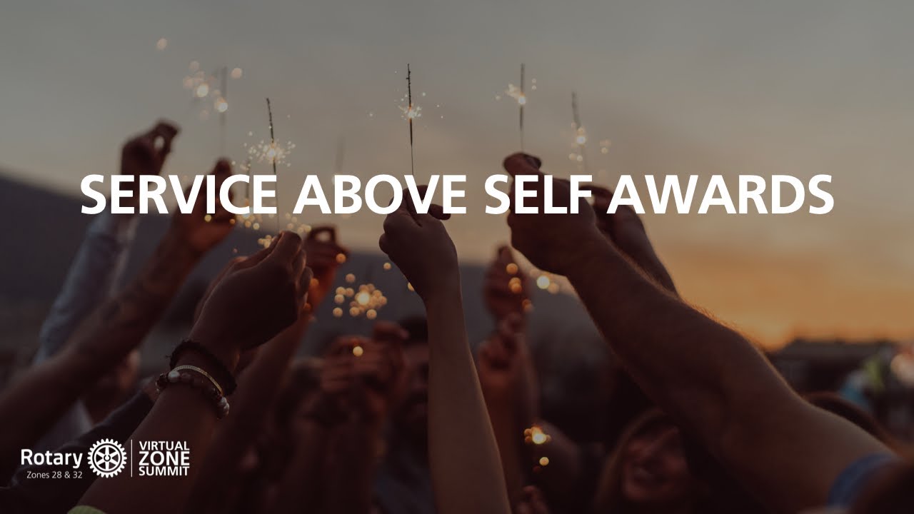 Rotary Service Above Self Awards Zones 28 & 32 - YouTube