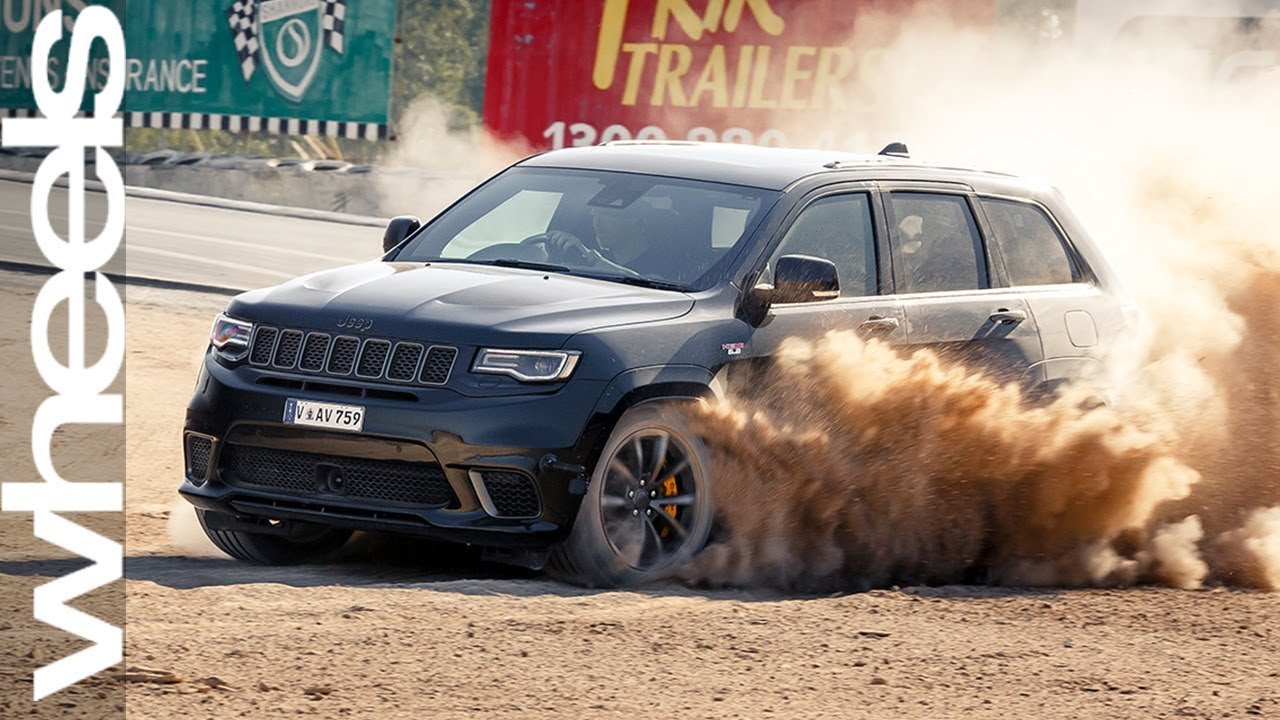2018 Jeep Grand Cherokee Trackhawk review | Wheels Australia - YouTube