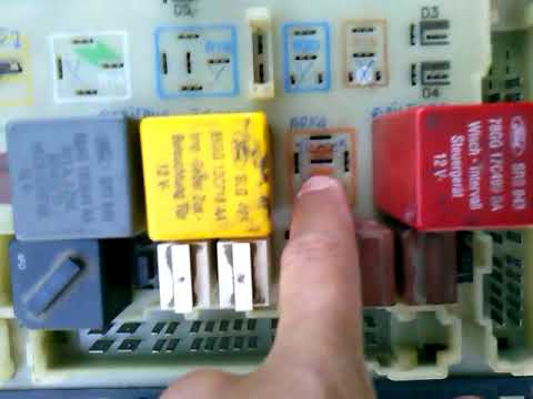 FORD ESCORT orion SİGORTA TABLASINDAKİ RÖLELER