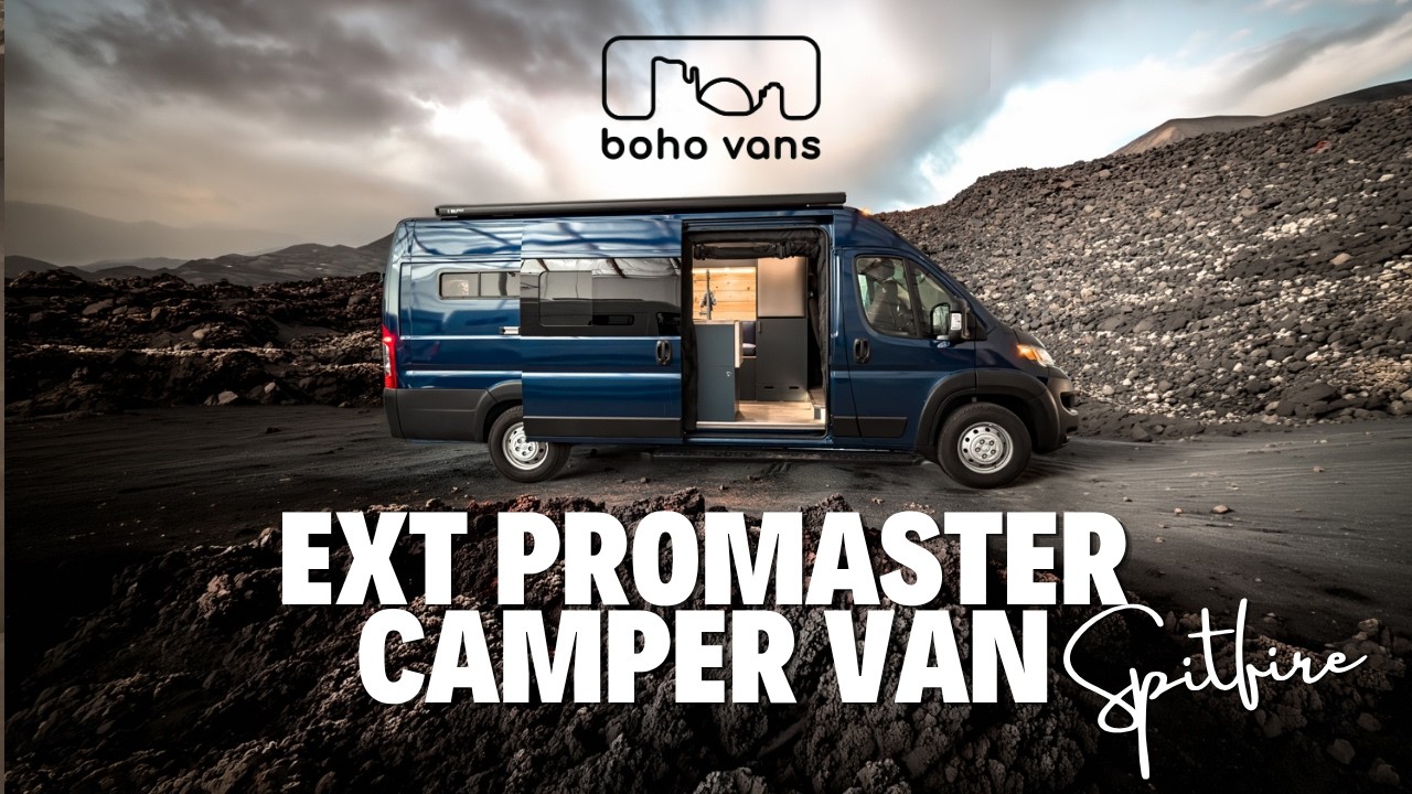 Inside Spitfire: Custom RAM ProMaster 159 Extended Camper Van Tour ...
