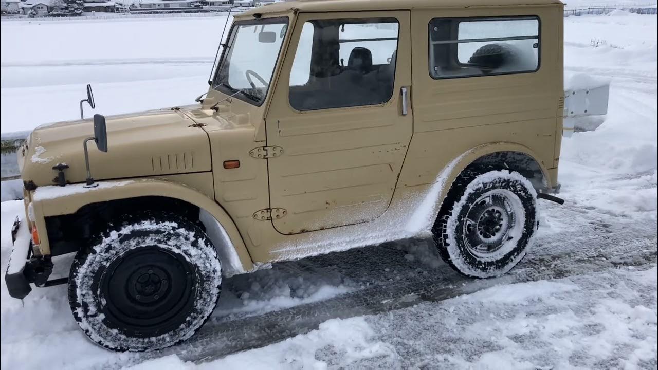 SUZUKI SJ10 ジムニー jimny SNOW 2st - YouTube
