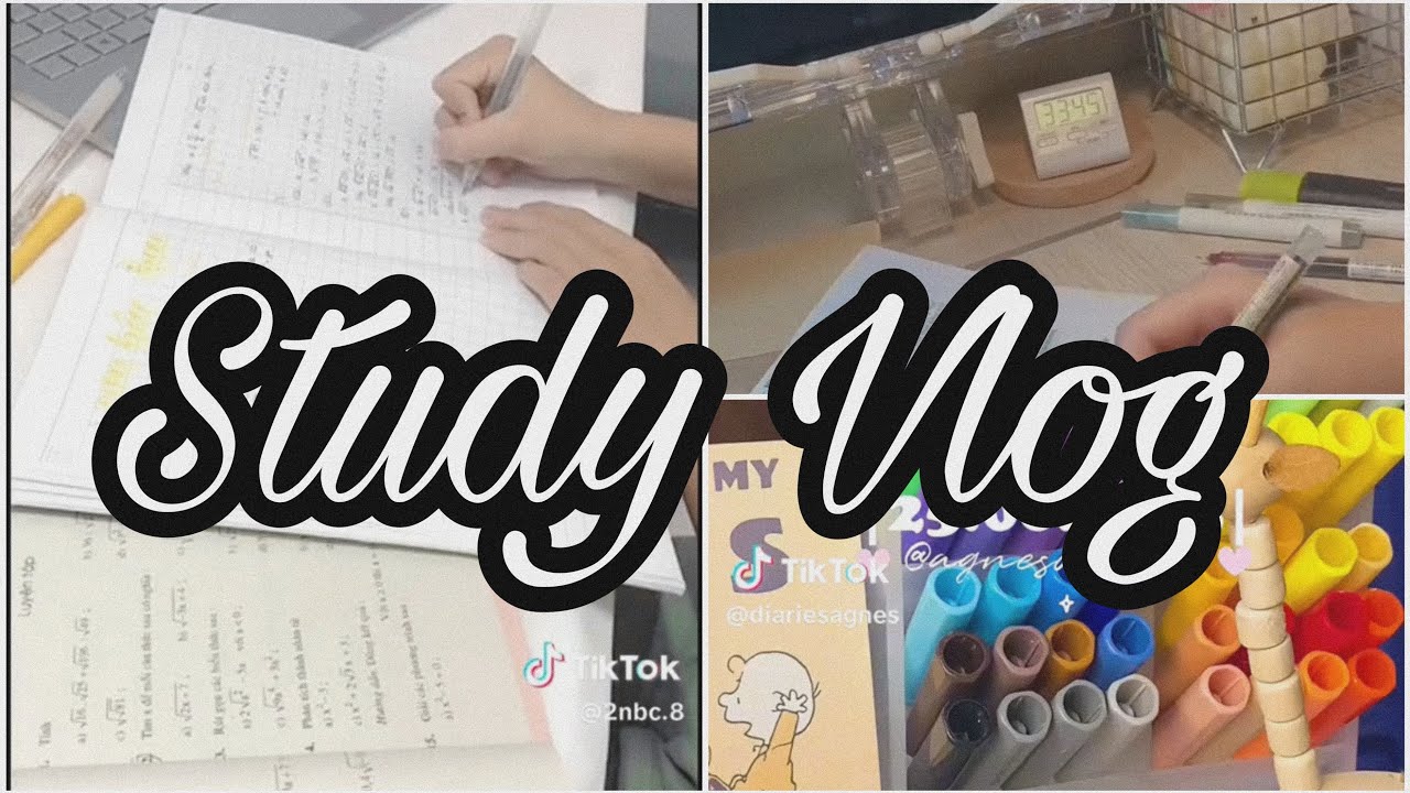 #27 | [Tiktok] | Study vlog siêu chill 💓🥰 - YouTube